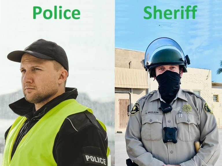 Difference Between Sheriff and Police – Difference Camp